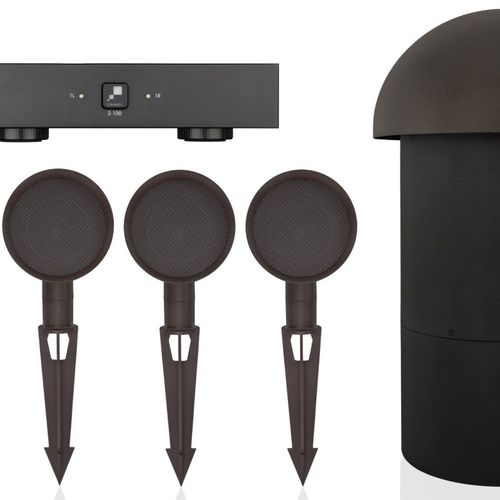 Sonance | Patio Series 4.1 Outdoor Audio System With 2-100 Amplifier ...