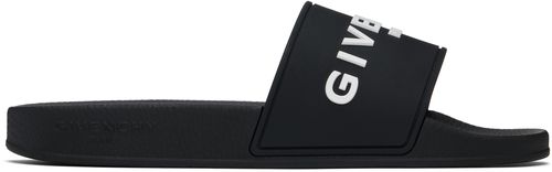 Givenchy | Givenchy Black Rubber Pool Slides | Realry