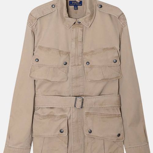 Ralph Lauren | Multi-pocket belted paratrooper jacket - Neutrals