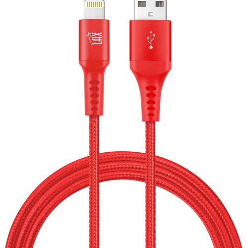 LAX Gadgets | Apple Mfi Certified 4Ft Red Lightning To USB Cable | Realry