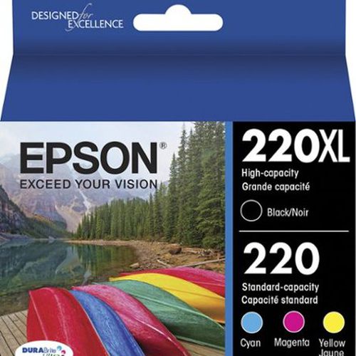 Epson | 220/220XL 4-Pack Ink Cartridges High Capacity and Standard Capacity - Cyan/Magenta ...