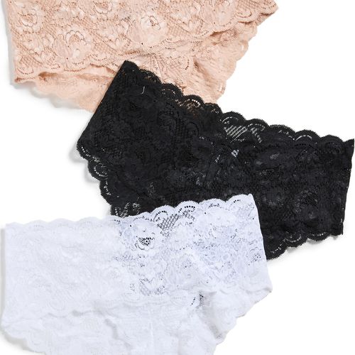 Cosabella | Never Say Never Hottie Hotpant 3 Pack Black/Sette/White ...