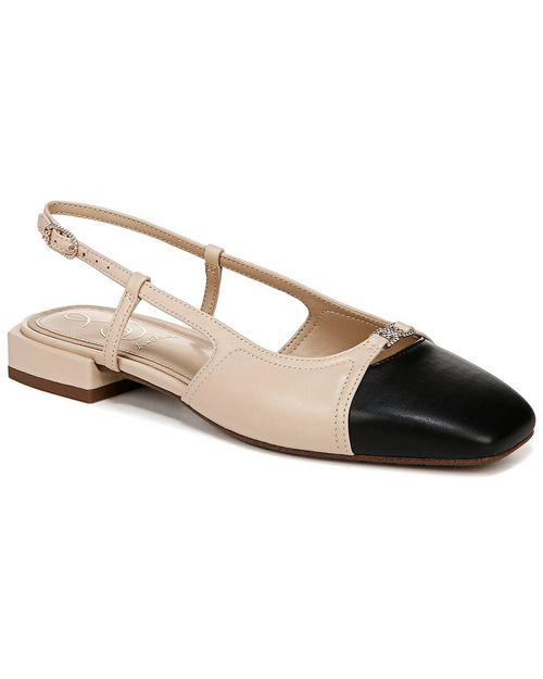 Sam Edelman | Kara 2 Leather-Trim Slingback | Realry