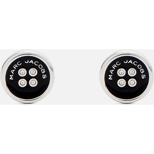 Marc Jacobs | Marc Jacobs Button Silver-Plated Stud Earrings | Realry
