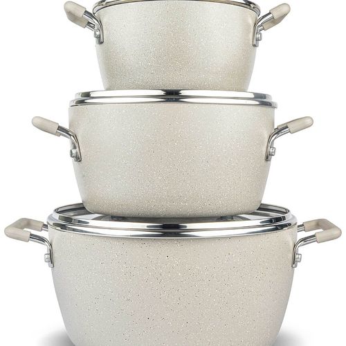 Granitestone | 6Pc Nonstick Stackable Nesting Pots | Realry