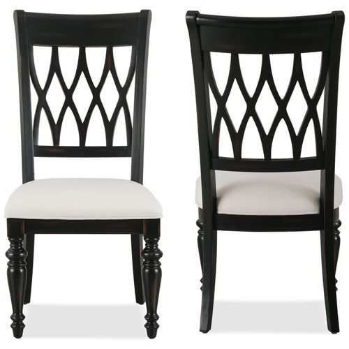 Macy's | Daria 2-Pc. Side Chair Set, Created for Black | Realry