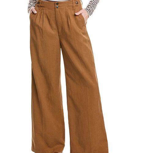 Madewell | Harlow Linen-Blend Wide Leg Pant | Realry