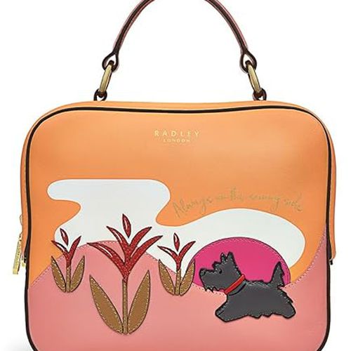 Radley | RADLEY London Spring Street Apricot Small Zip Around Satchel ...