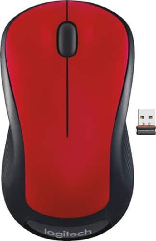 Logitech | M310 Wireless Optical Ambidextrous Mouse - Flame Red | Realry
