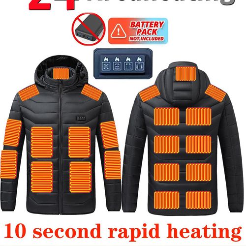 temu | TEMU [jingmoling ]smart Electric Heated Jacket- Cold-resistant ...