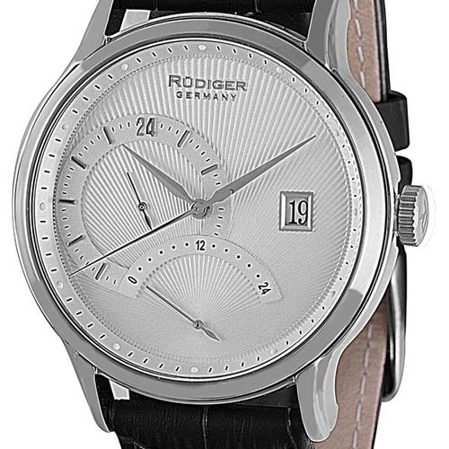 Rudiger | Aachen Silver Dial Mens Watch R2700 | Realry