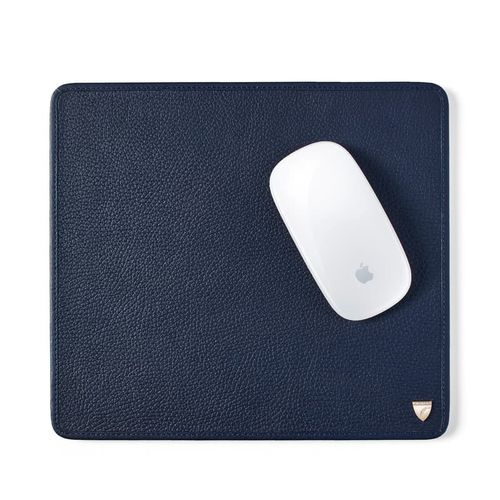 Aspinal Of London | Mouse Pad in Navy Pebble | Realry