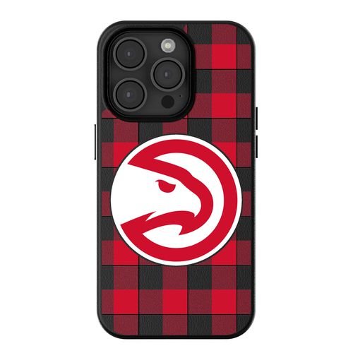 Keyscaper | Atlanta Hawks Plaid Magnetic Bump iPhone Case | Realry