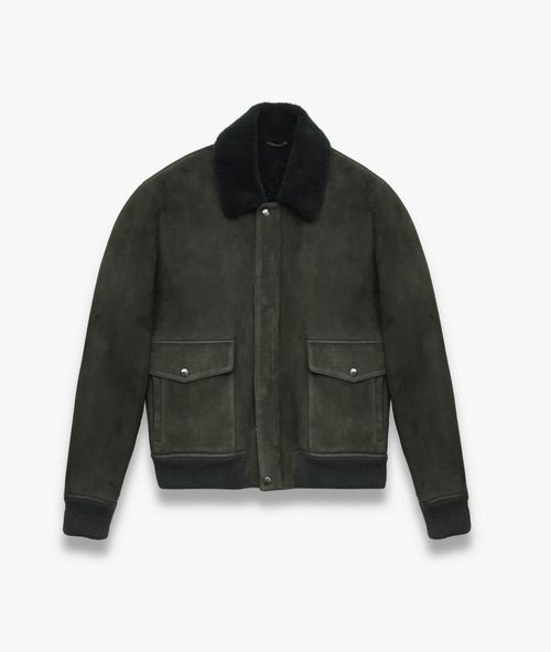 Larusmiani | Aviator Jacket Transatlantic Leather Jacket | Realry