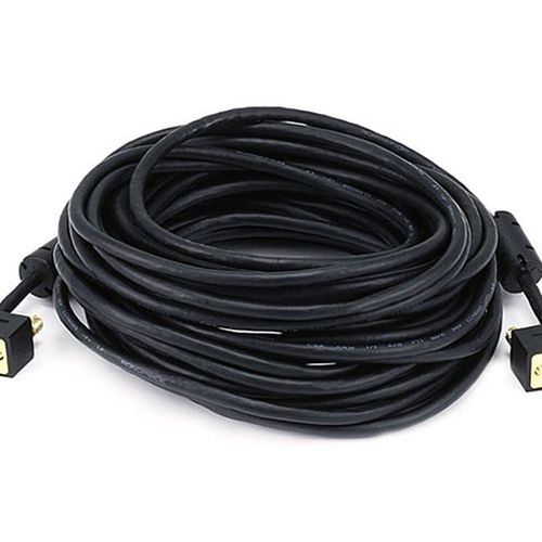 Monoprice | 35ft Ultra Slim SVGA Super VGA 30/32AWG M/F Monitor Cable ...