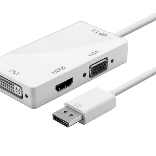 Monoprice | DisplayPort 1.2a to 4K HDMI, Dual Link DVI, and VGA Passive ...