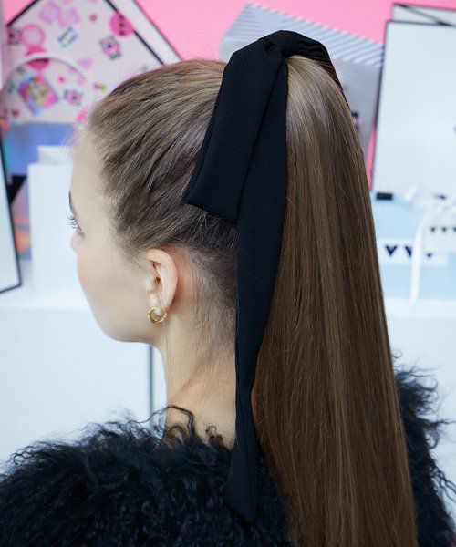 vvv | Drop Ribbon Hairpin_Black | Realry