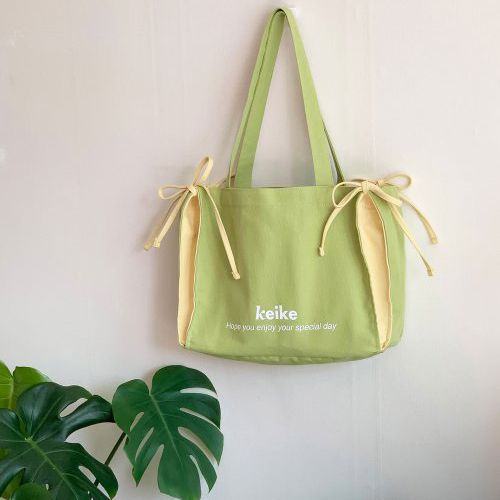 keike | Ribbon Bag Green Yellow | Realry