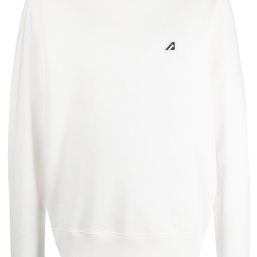 Autry | logo-patch cotton sweatshirt - White | Realry