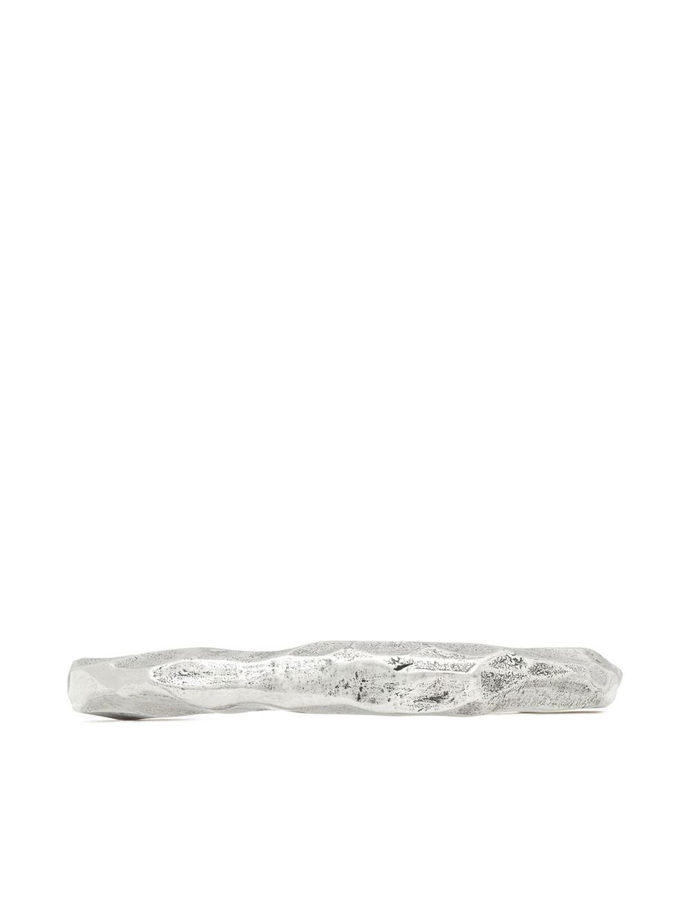 Saint Laurent | hammered-effect bangle - Silver | Realry