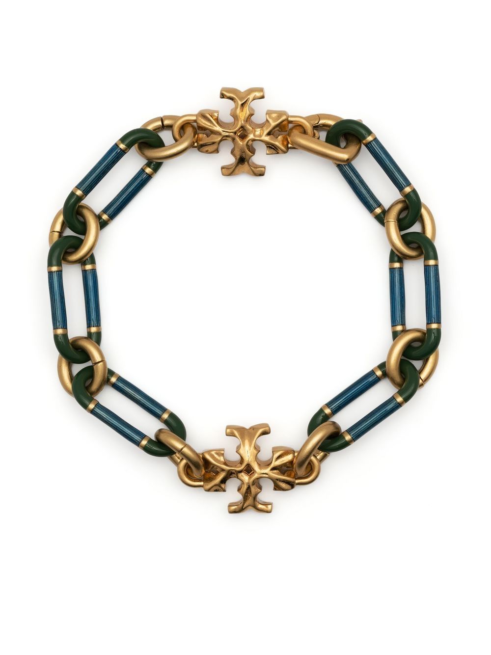 Tory Burch | Roxanne logo-charm bracelet - Green | Realry