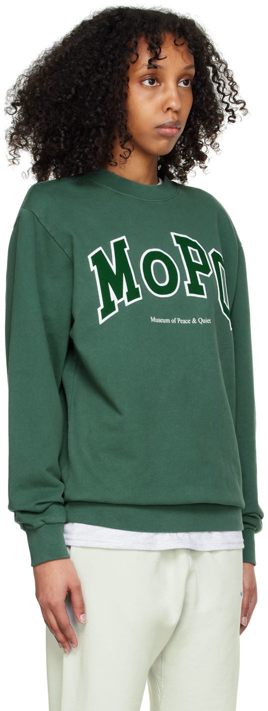 Museum of Peace & Quiet | Green cotton sweatshirt
