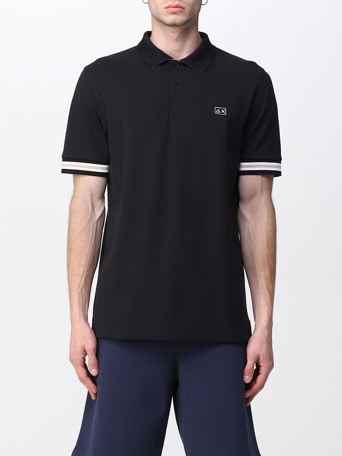 Sun 68 | Polo Shirt Men color Black
