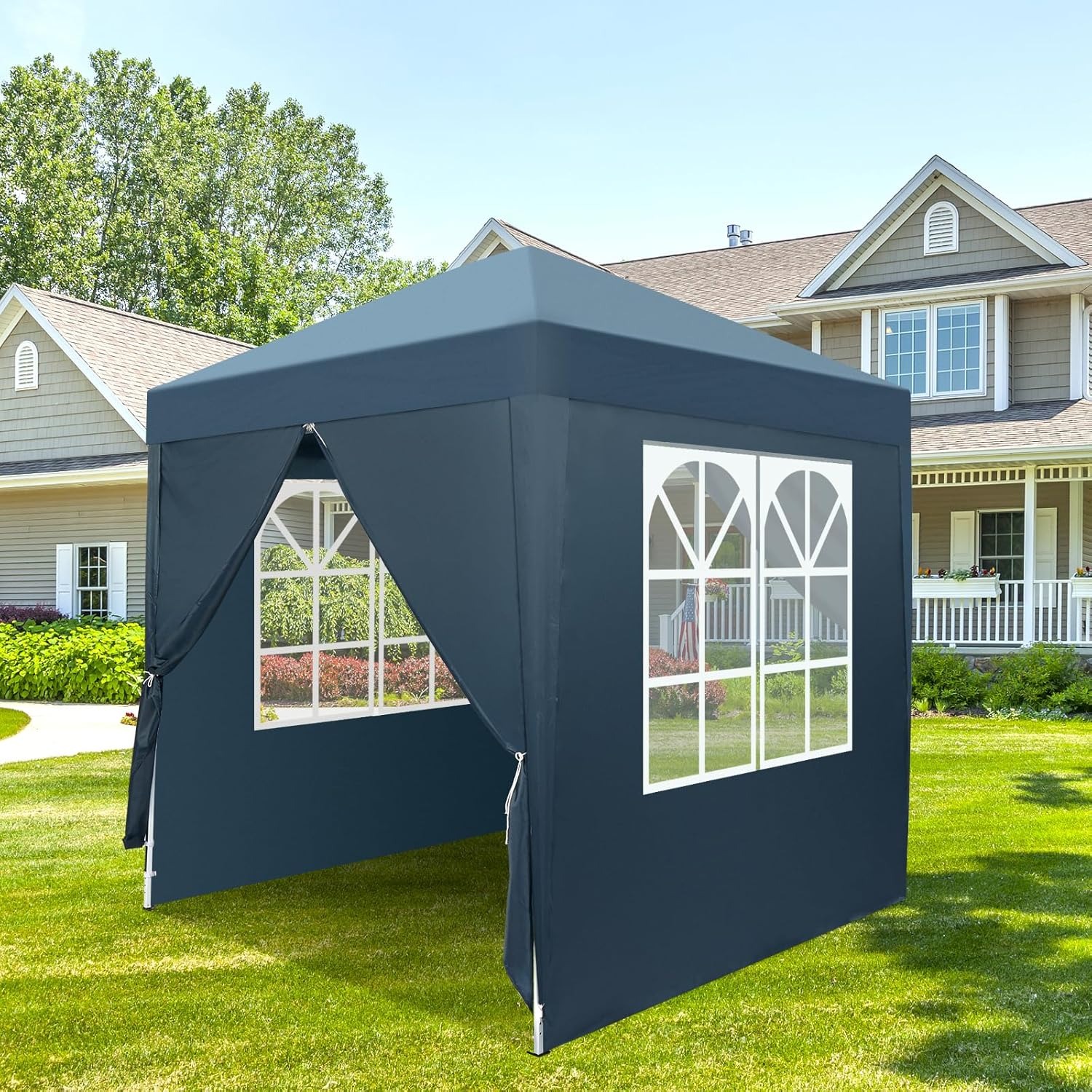 temu | TEMU Pop Up Gazebo With Sides 2m X 2m Person Setup Instant ...