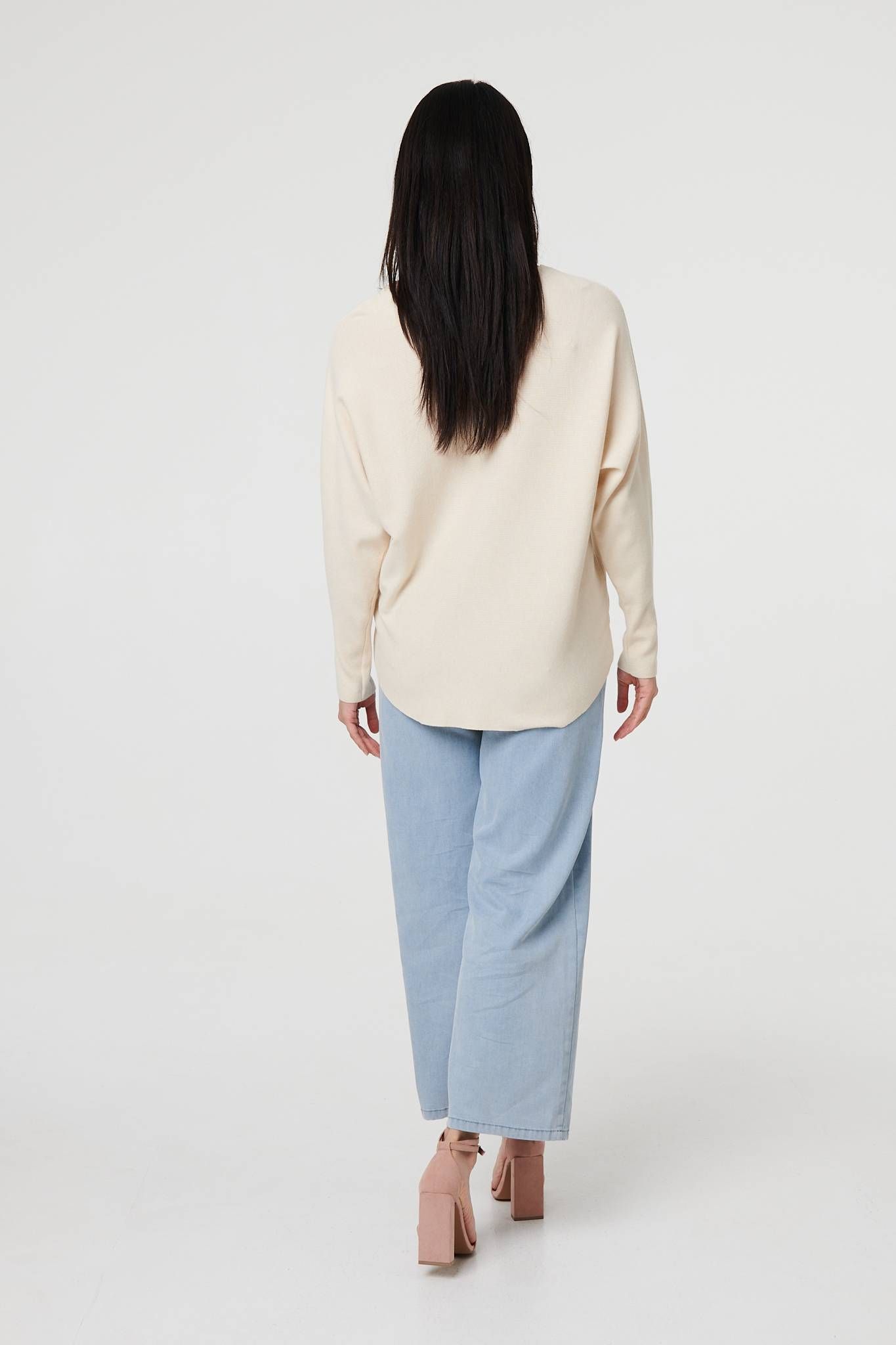 Izabel London | Izabel London Women's Heart Print Batwing Sleeve Jumper ...