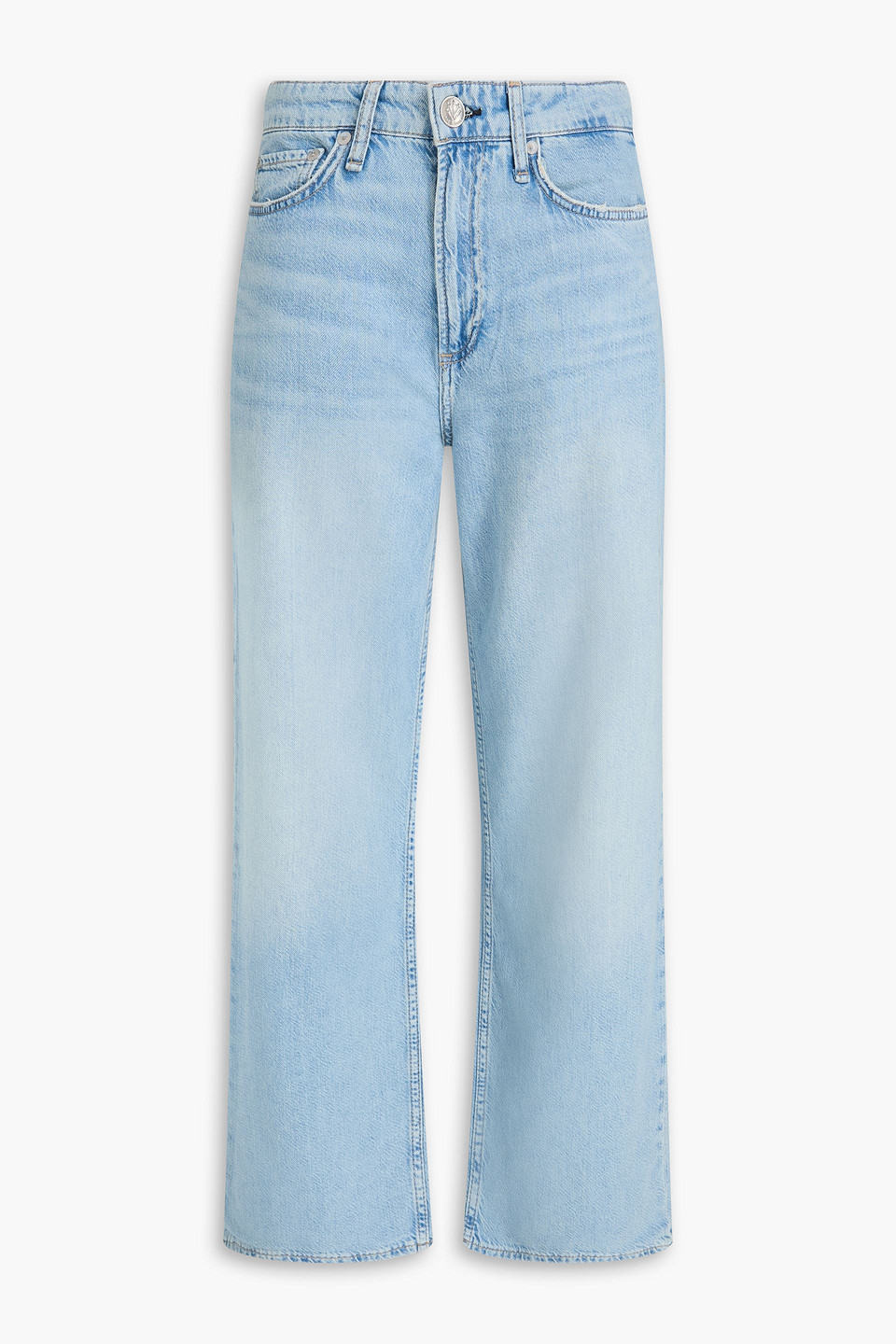 RAG & BONE | Logan mid-rise wide-leg jeans - Blue - 28 | Realry