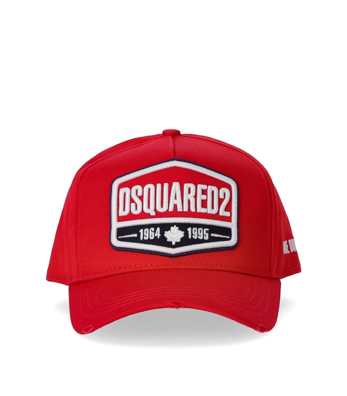 Dsquared2 | Red Baseball Cap With Logo