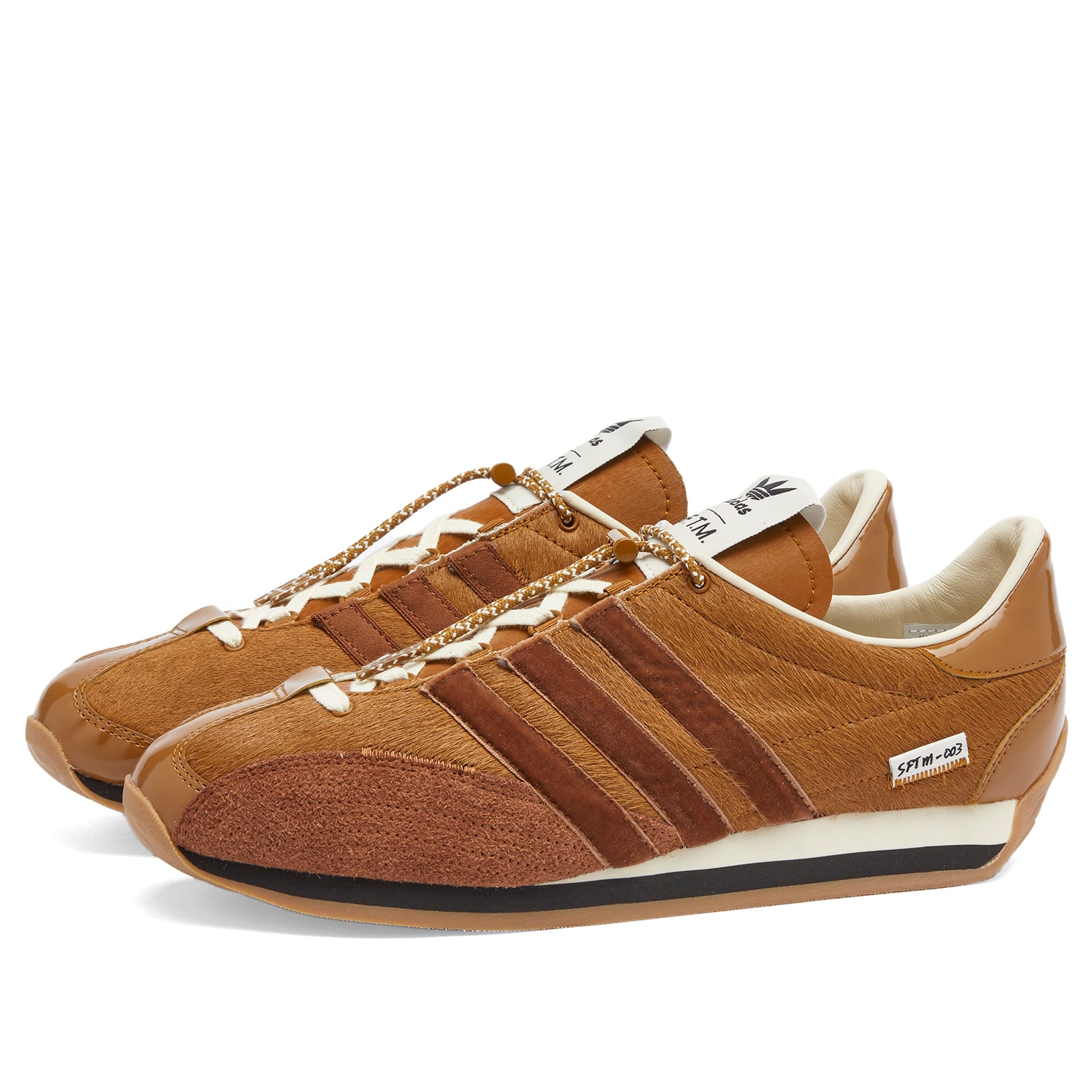 Adidas | x SFTM Country OG Sneaker in Bronze Strata/Wild Brown/Cream ...