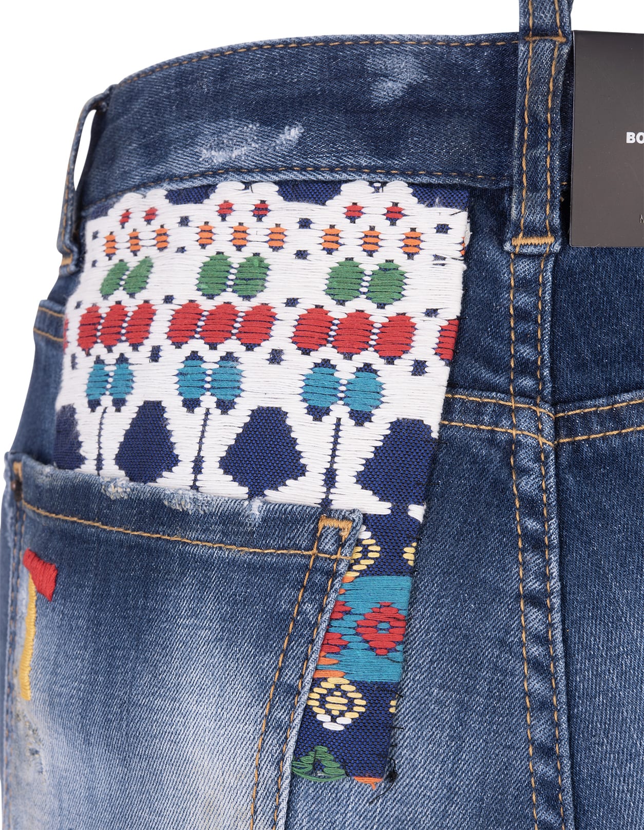 Dsquared2 | Woman Patchwork Wash Boston Jeans