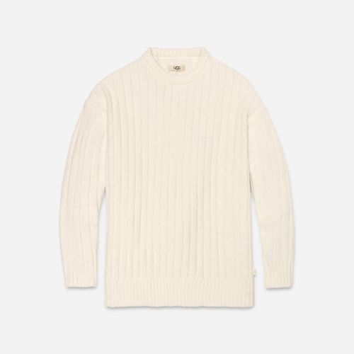 UGG | ® Women's Riz Top Rib Cozy Knit Tops in Cream | Realry