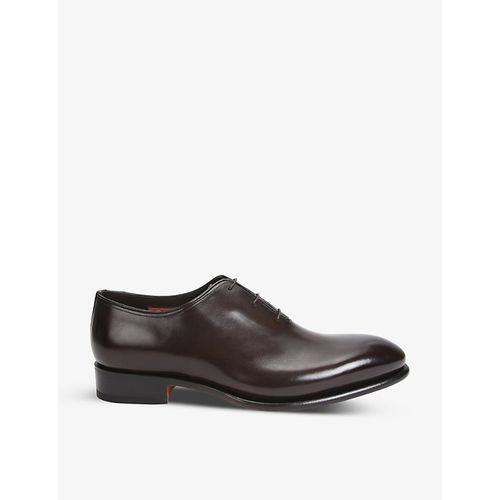 Santoni | Carter Wholecut Leather Oxford Shoes | Realry