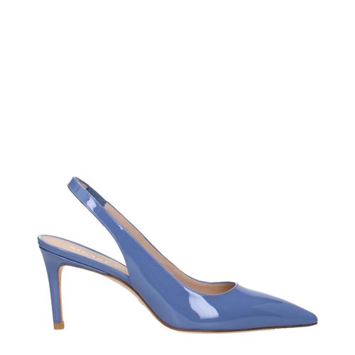 Stuart Weitzman | blue Leather Women's Sandal | Realry