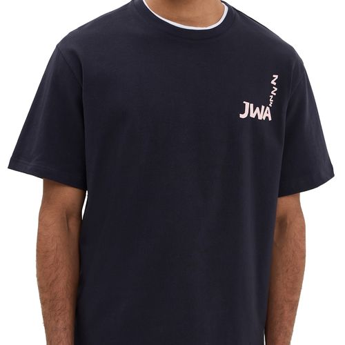 Jw Anderson | JWA Back Print T-shirt Dark Navy | Realry