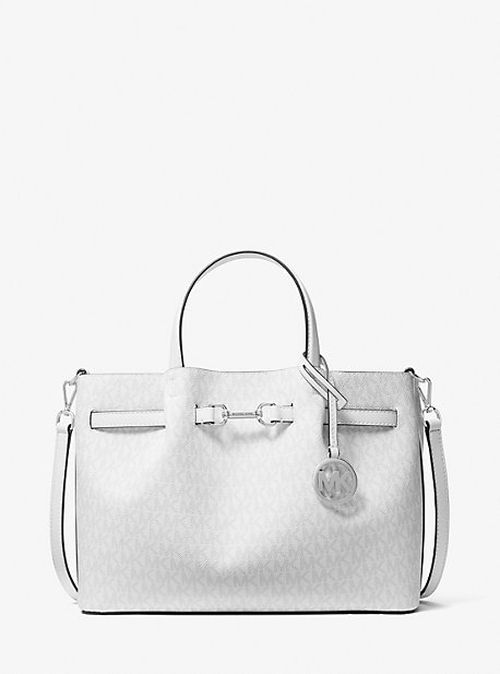 Michael Kors | Carson Medium Signature Logo Satchel | Realry