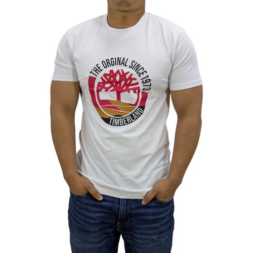 Timberland | Timberland Mens T Shirts Classic Logo Summer Tees Crew ...