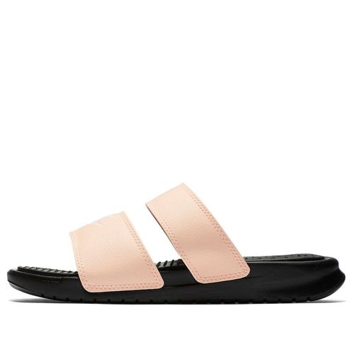 Nike | (WMNS) Benassi Duo Ultra Slide Black/Pink (W) | Realry