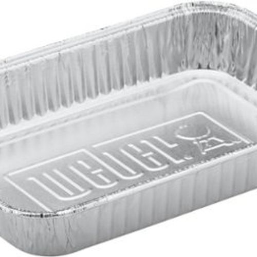 Weber | Small Drip Pans (10-Pack) - Silver | Realry