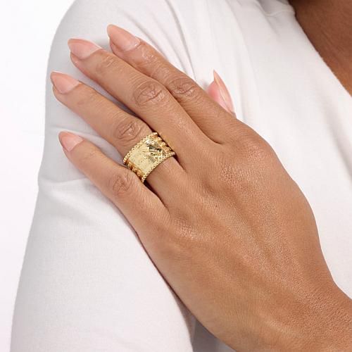 Bellezza Jewelry Collection | Bellezza Bronze Glory Be Prayer Wide Band ...