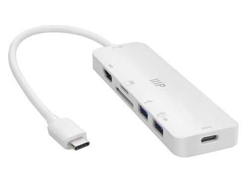 Monoprice | 6-in-1 USB-C Multiport 4K@60Hz HDMI Adapter | Realry