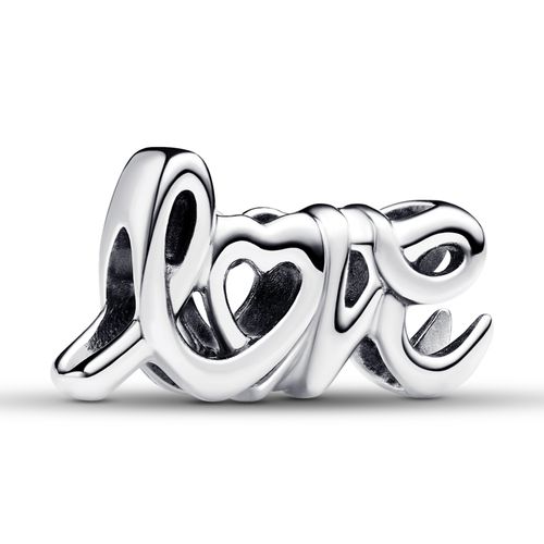Pandora | "Sterling Silver Handwritten ""Love"" Charm - Silver" | Realry