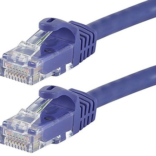 Monoprice | Cat6 2ft Purple Patch Cable, UTP, 24AWG, 550MHz, Pure Bare ...