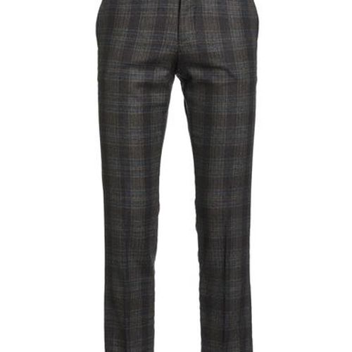 EXIGO | Man Pants Dark brown Size 30 Virgin Wool, Polyester, Elastane ...