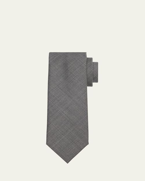 Brioni | Men's Solid Wool Tie | Realry