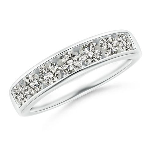 Angara | Angara 1.02 Carats Seven Stone Channel-Set Diamond Wedding ...