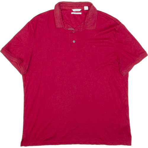 Loopi | CALVIN KLEIN Mens Polo Shirt Red L | Realry