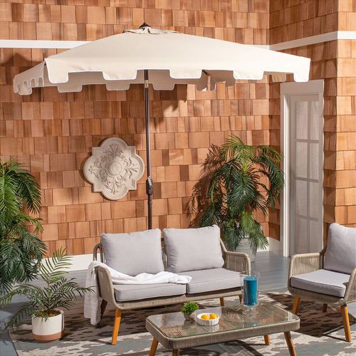 Safavieh | Zimmerman 7.5 Ft Square Market Umbrella | Realry